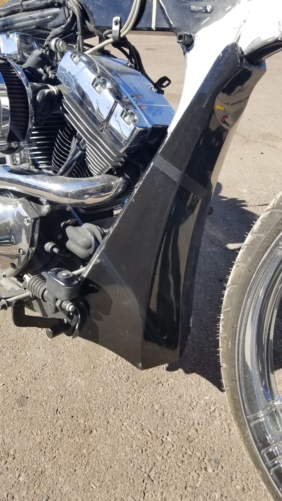 Prism Chin Spoiler – CylentCycles | Custom Bagger Bags